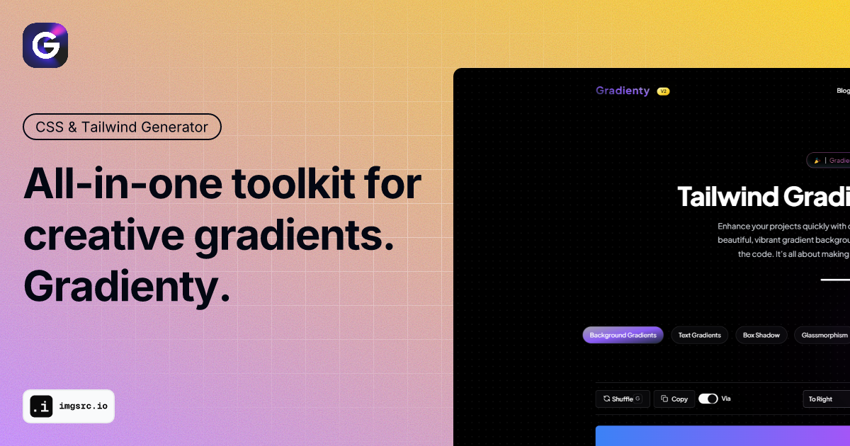 Tailwind CSS Gradient Generator & Text Gradients & Glassmorphism ...